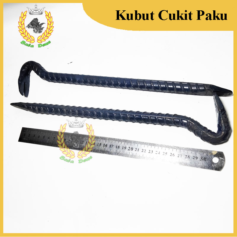 Alat Cabut Paku Bahan Besi Ulir / Kubut / Linggis Toge Cukit Paku ...