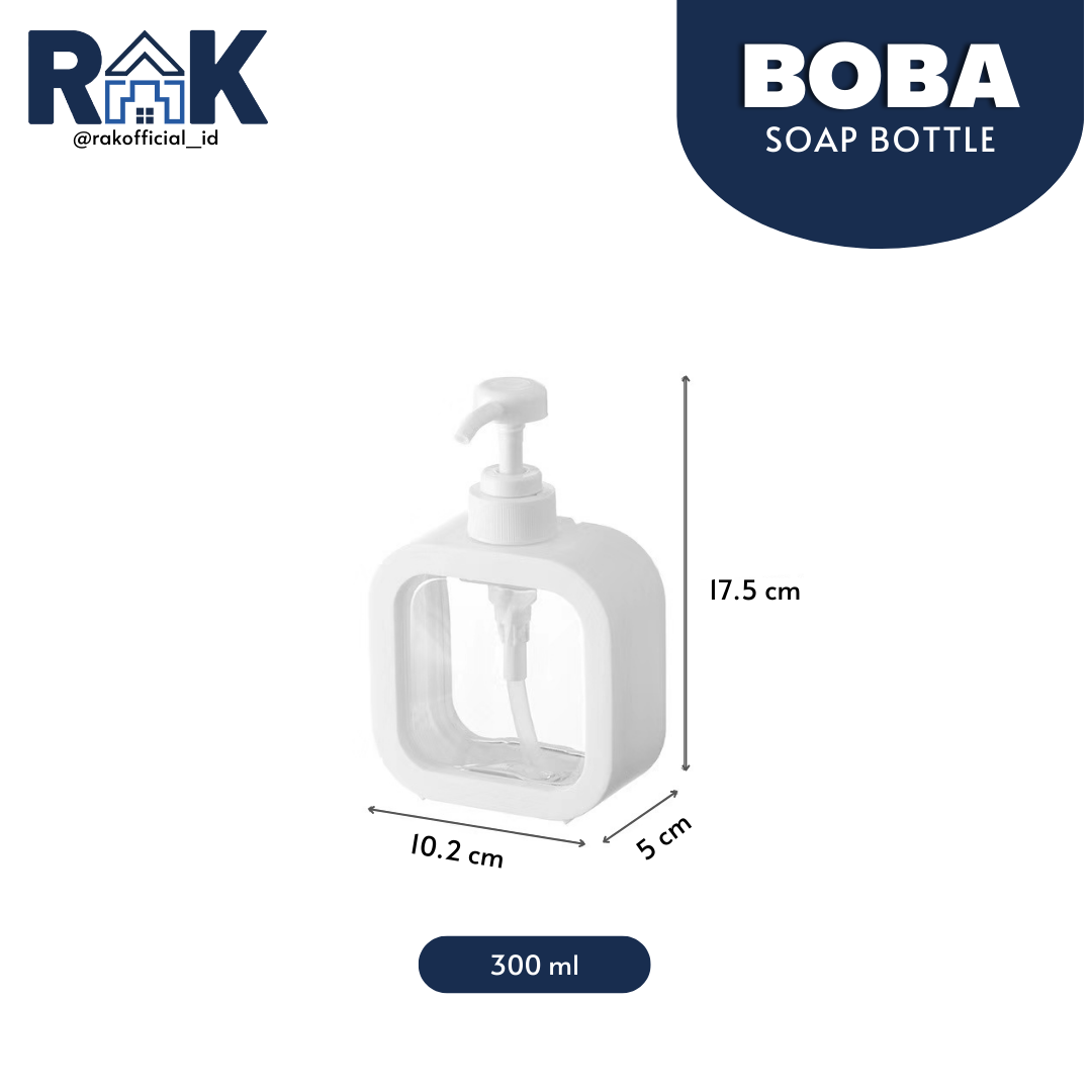 RAK - BOBA Botol Sabun Soap Dispenser Botol Refill Sabun Cuci Tangan ...
