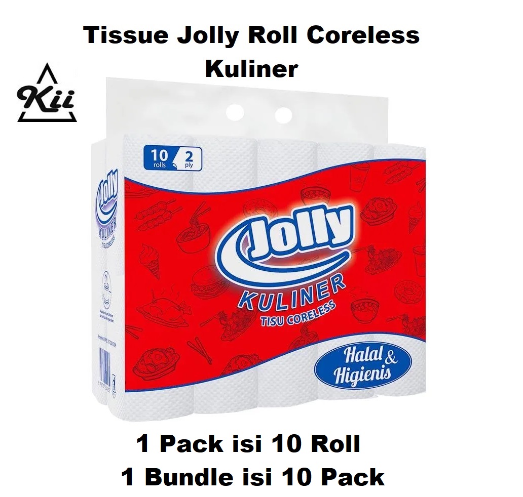 Tissue Jolly Roll Coreless Kuliner 2ply Tanpa Tulang | Lazada Indonesia