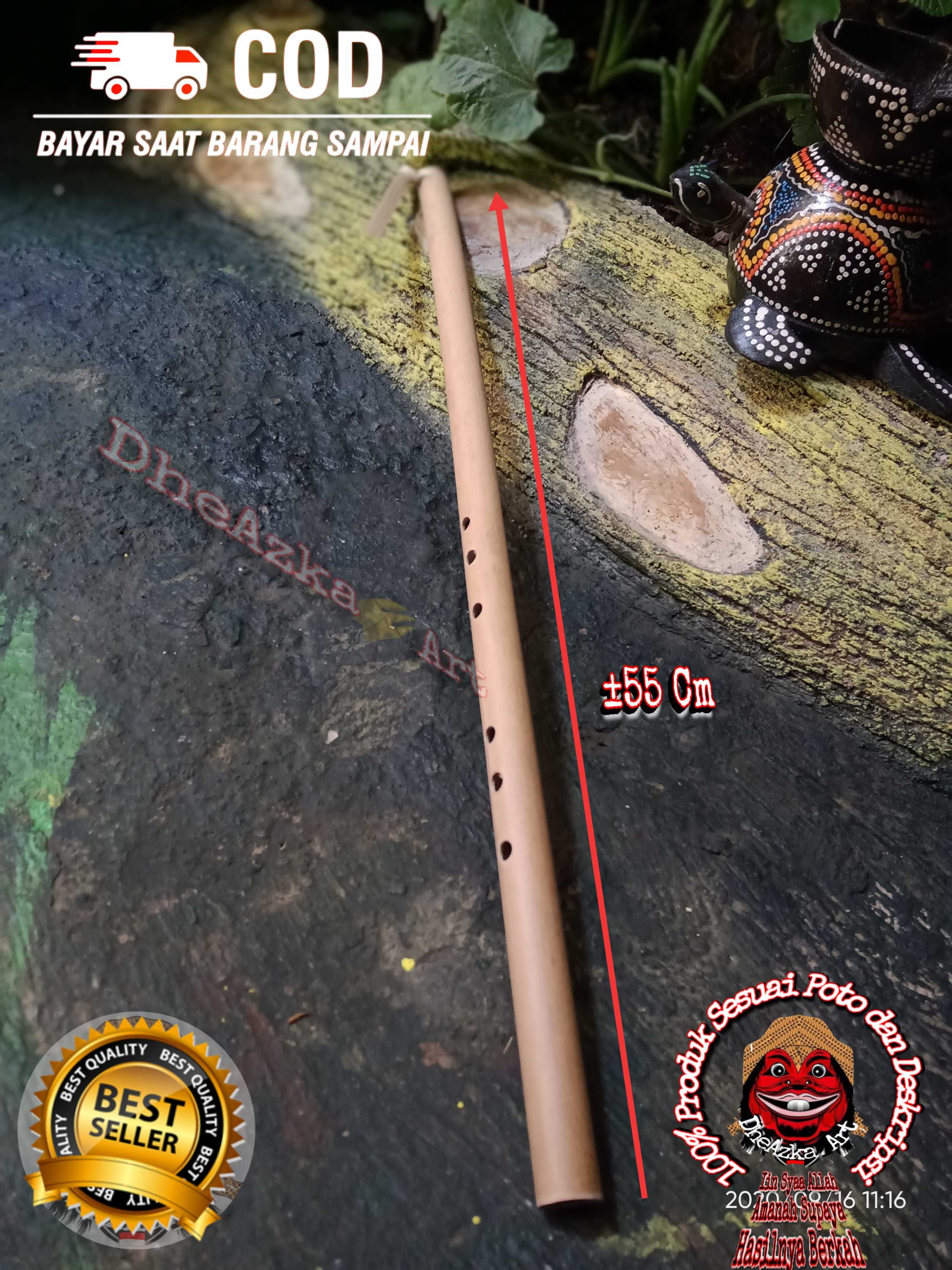 Suling Bambu Panjang 55cm 6 Lubang | Lazada Indonesia