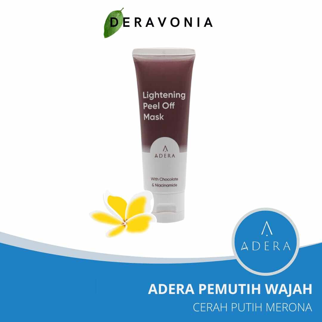 ADERA LIGHTENING PEEL OFF MASK WITH CHOCOLATE & NIACINAMIDE | Lazada ...