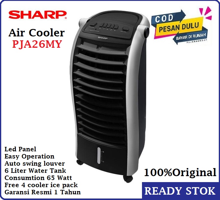 Air Cooler Sharp PJA -26-MY 65W Pendingin Ruangan AC Portable Original ...