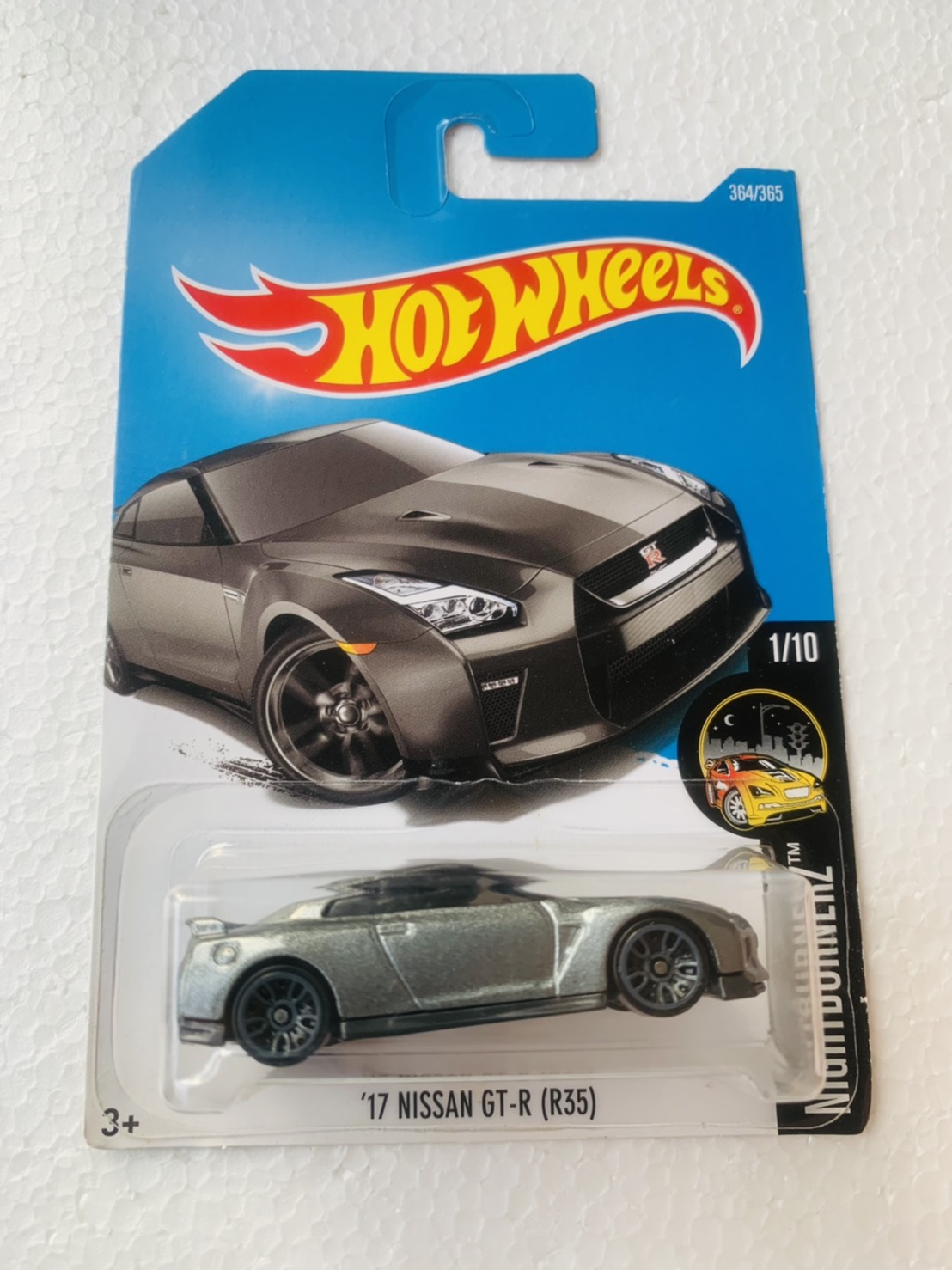 HOT WHEELS HOTWHEELS 17 NISSAN GT-R (R35) ABU NIGHTBURNERZ SKALA 1 : 64 ...