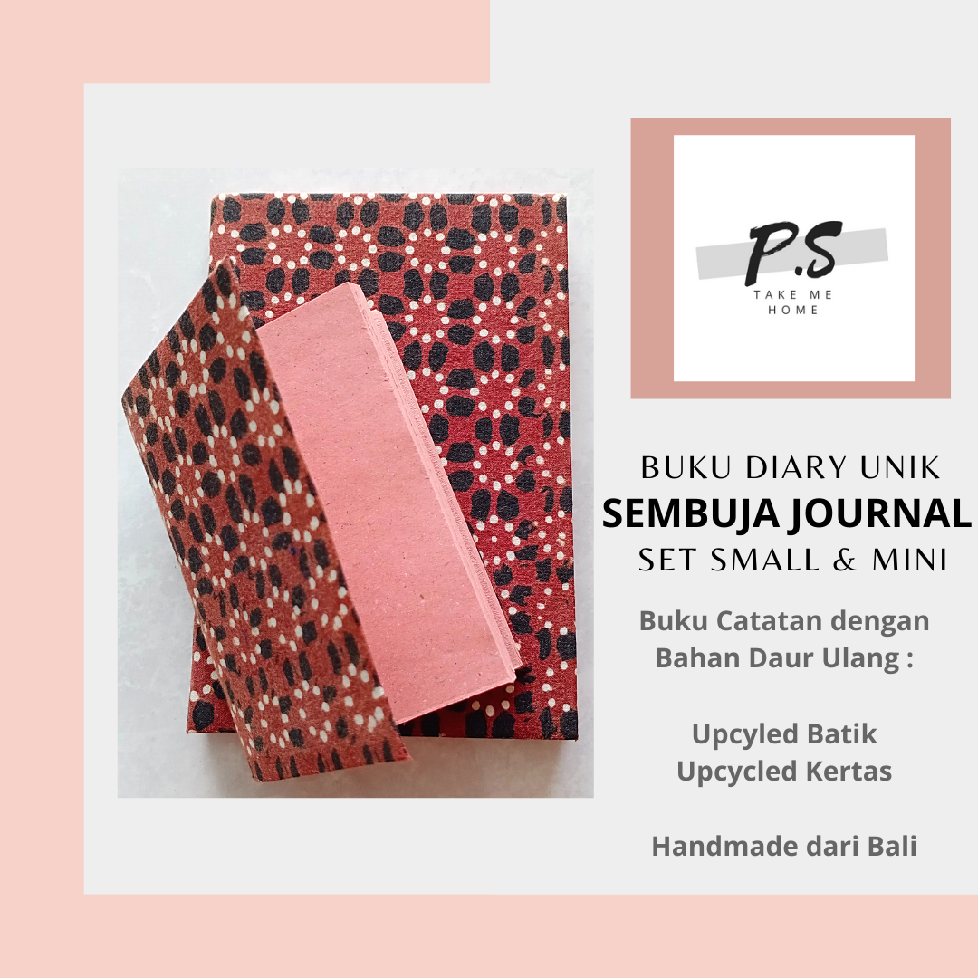 Sembuja Journal PAKET MANIS / Buku Jurnal dengan Bahan Upcycle Batik ...