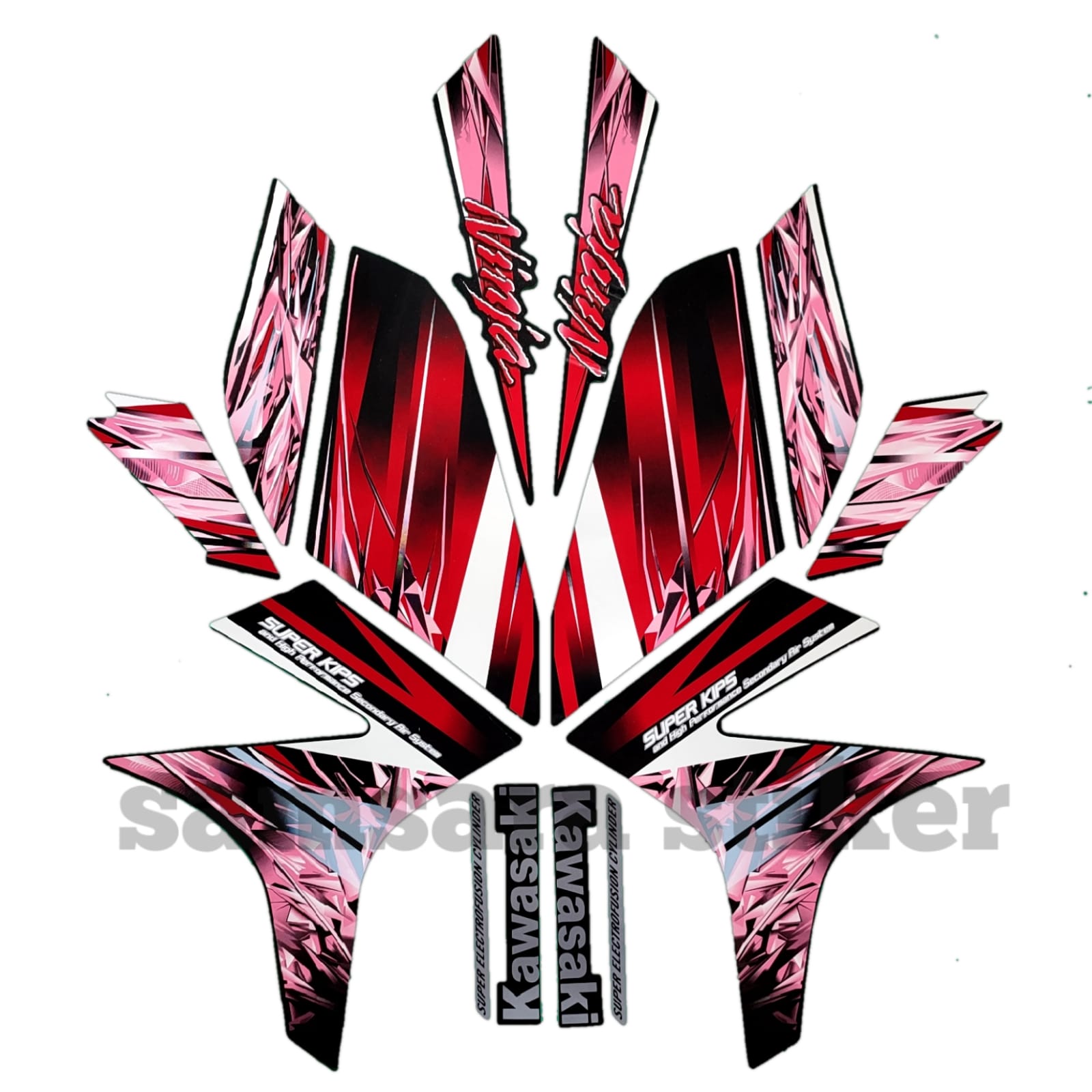 STIKER BODY MOTOR KAWASAKI NINJA R 2010 | Lazada Indonesia