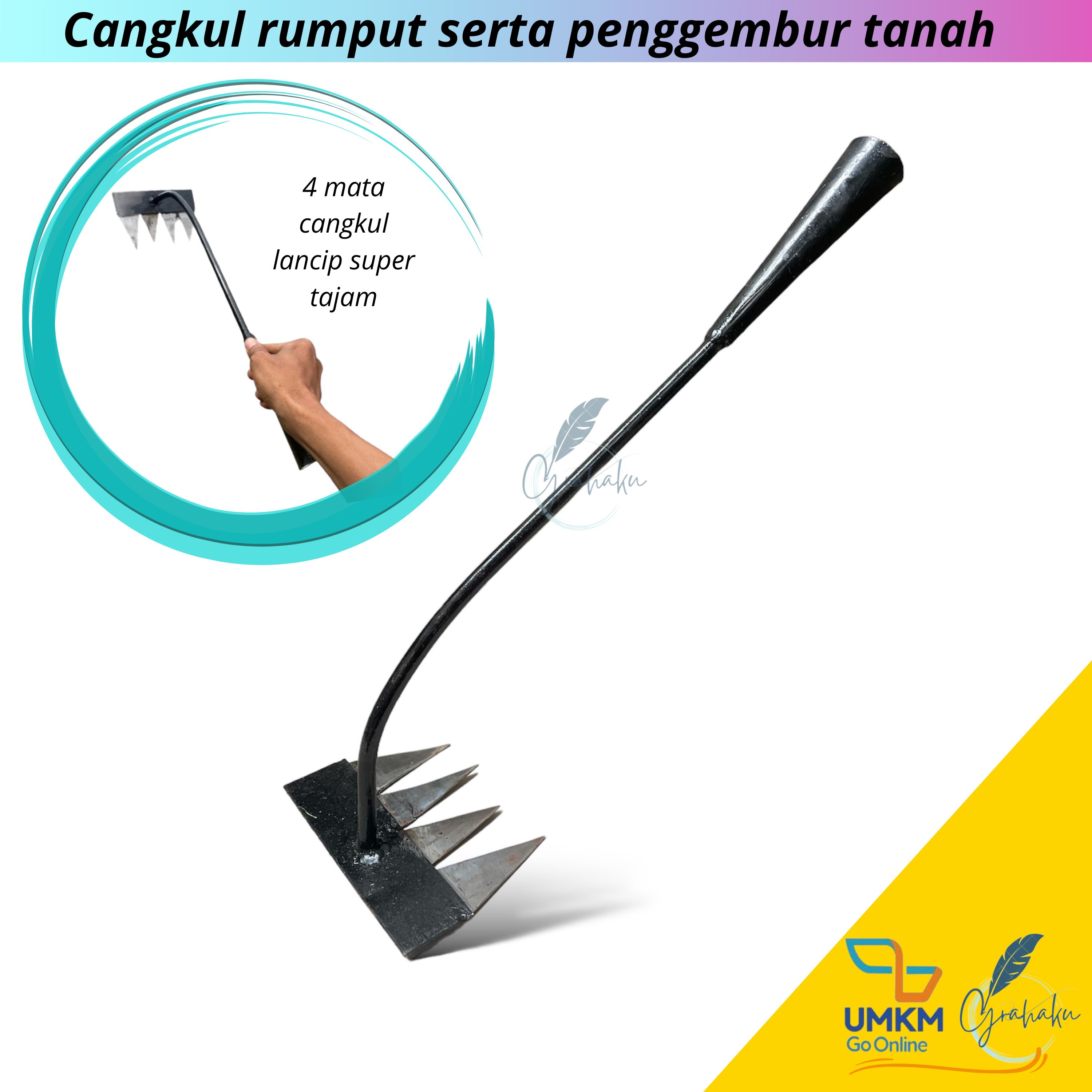 Cangkul Rumput Model Baru - Cangkul Pemotong Rumput Serta Penggembur ...