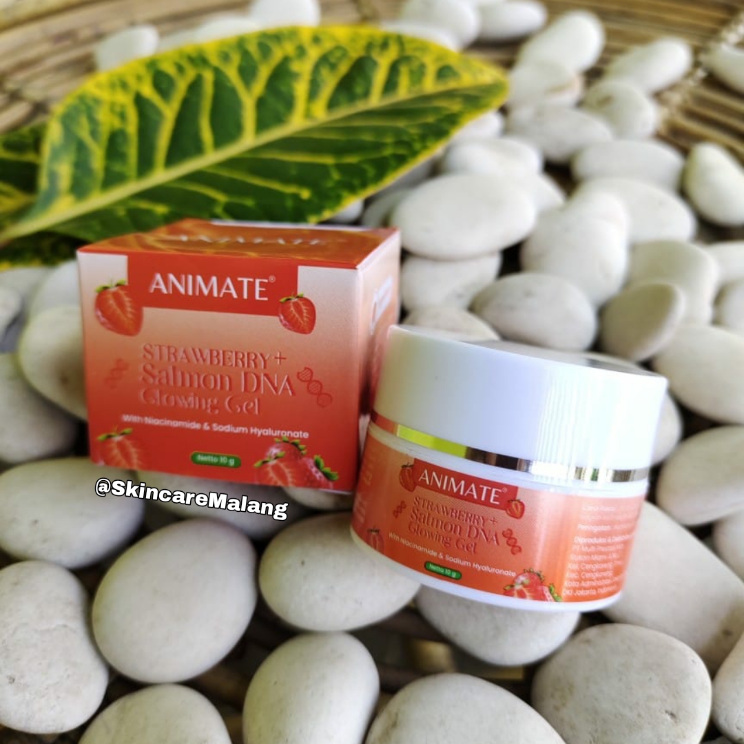 Animate Strawberry + Salmon DNA Glowing Gel | Lazada Indonesia