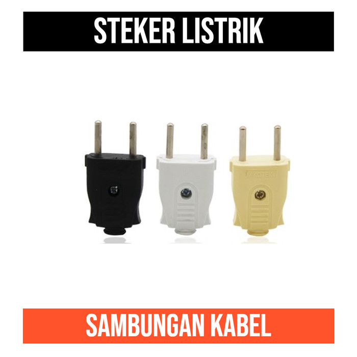 Stop Kontak Over Steker Gepeng Colokan Listrik Adapter Pipih Sambungan ...
