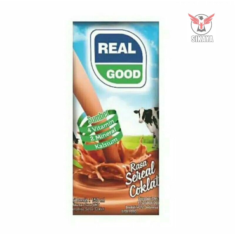 REAL GOOD Uht 50ml Rasa Coklat | Lazada Indonesia