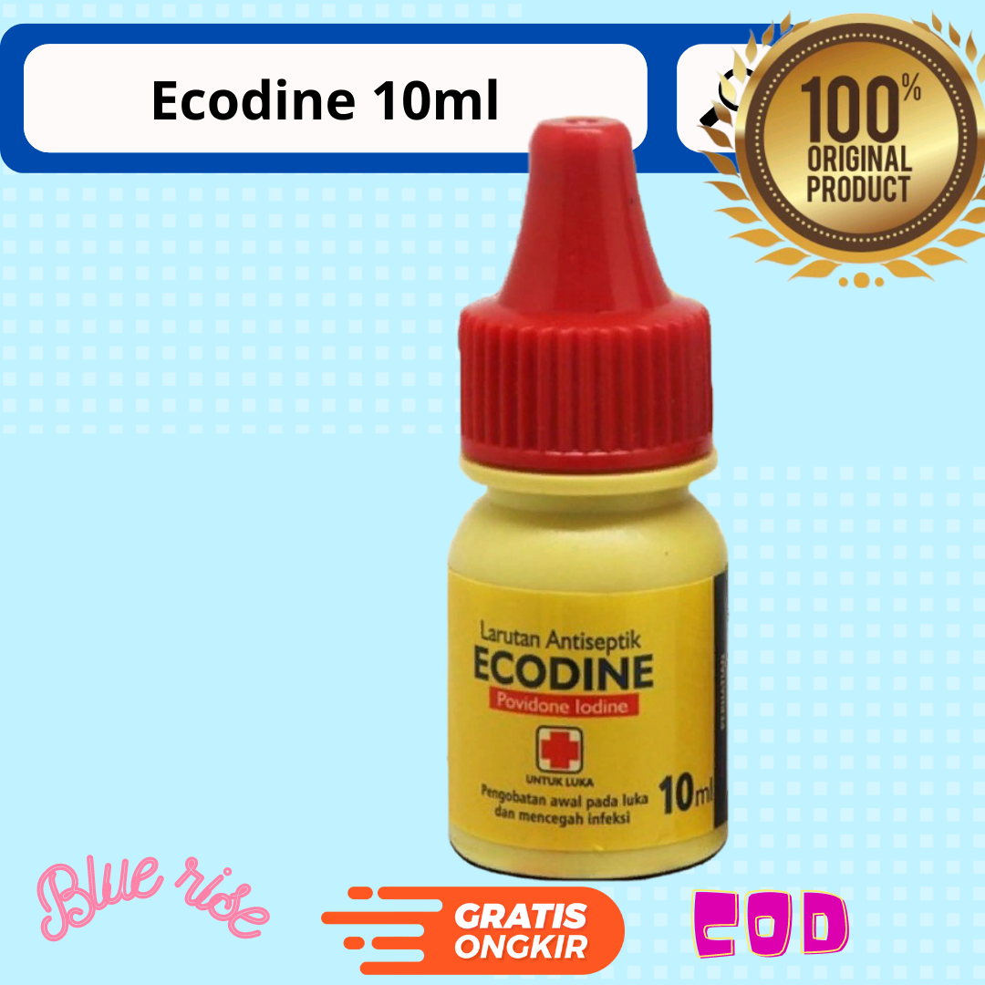 Ecodine Obat Antiseptic dan Luka 10ml | Lazada Indonesia