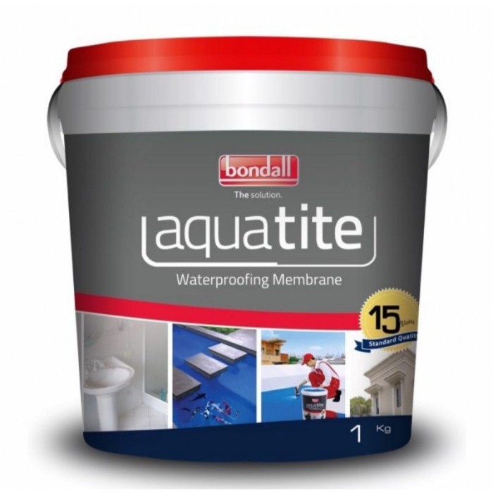 BONDALL AQUATITE CAT PELAPIS ANTI BOCOR 1KG WATERPROOFING | Lazada ...