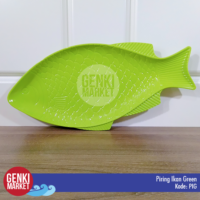 Piring Ikan Green Genki Market | Lazada Indonesia