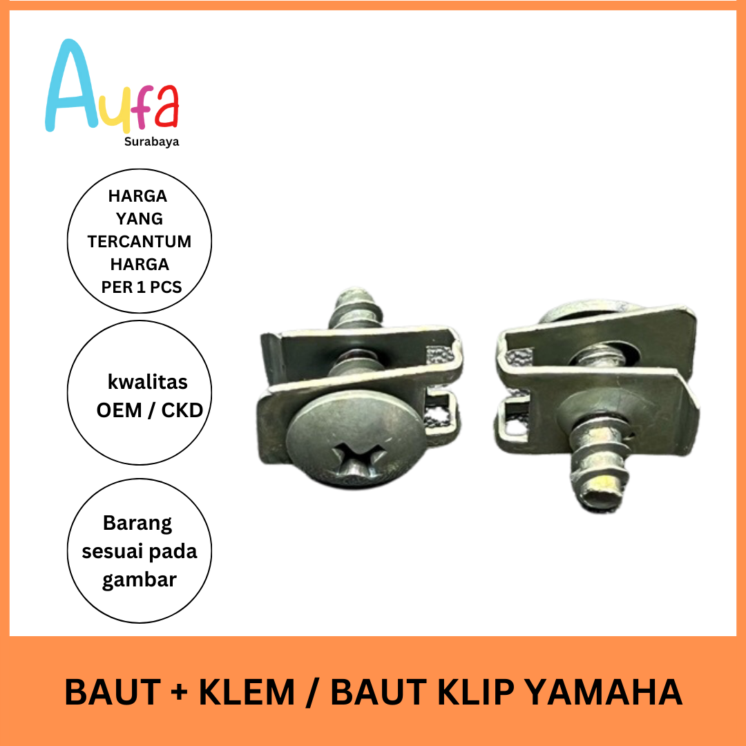 BAUT Titanium Body Motor + KLEM KLIP YAMAHA | Lazada Indonesia