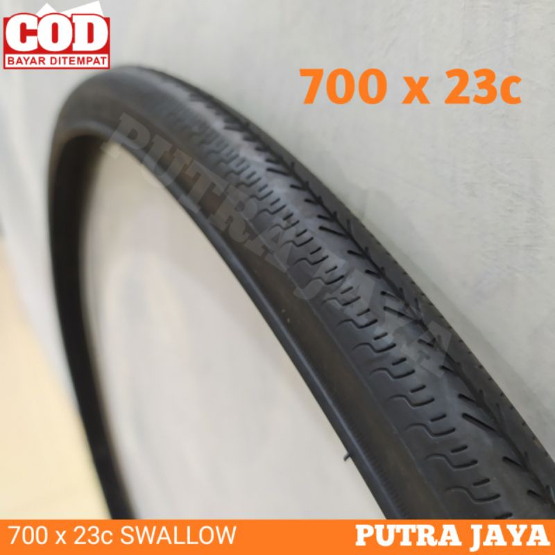 Ban Sepeda Fixie 700 x 23 C Ban Luar Ukuran 700 x 23C Hitam Road Bike ...