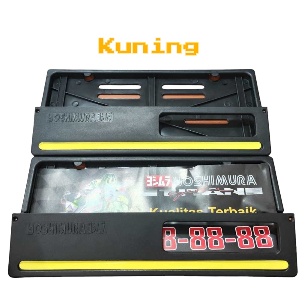 BINGKAI PLAT NOMOR MOTOR VARIASI SATU SET KANAN KIRI BINGKAI PLAT MOTOR ...