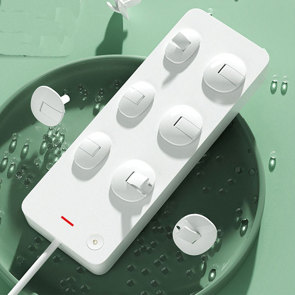 A4QUT 10ชิ้น/เซ็ต Plug Cap Anti Shock Security Lock Cover Baby Safety ...