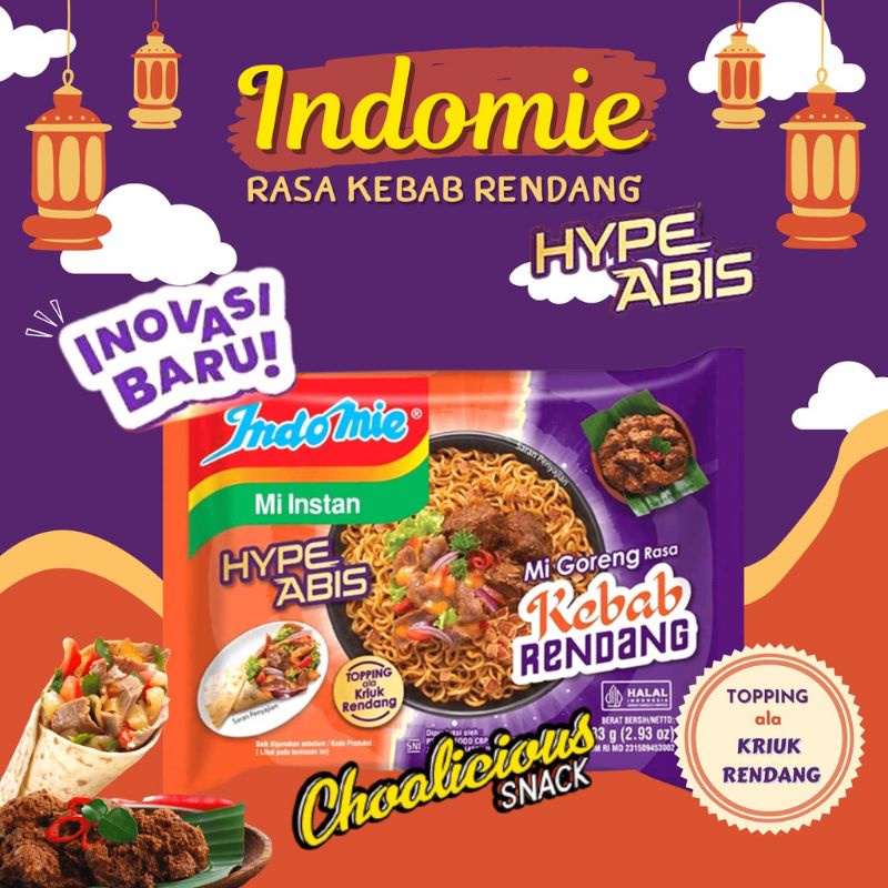 Indomie Kebab Rendang 5pcs | Lazada Indonesia