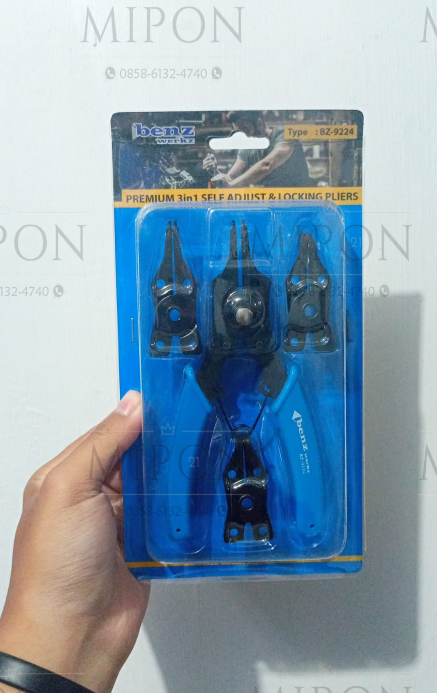 BENZ Tang Snap Ring 4 in 1 - Tang Circlip Plier Set | Lazada Indonesia