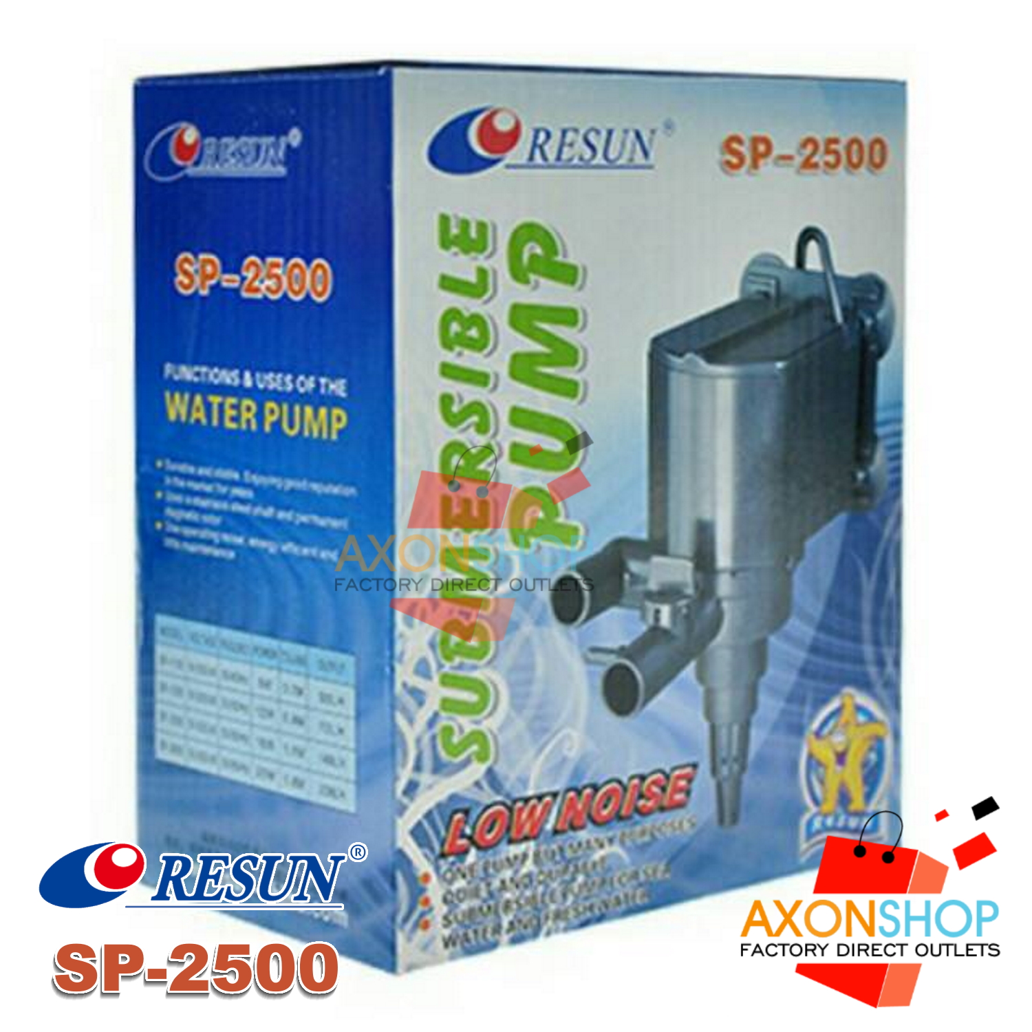 Resun SP-2500 Pompa Air Submersible Water Pump Celup SP2500 Kolam ...