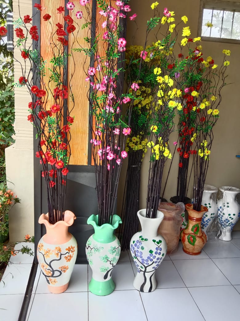 Bunga Ulir Panjang Bambu Minimal Order 10/ Bunga Hias Harga Ekonomis ...