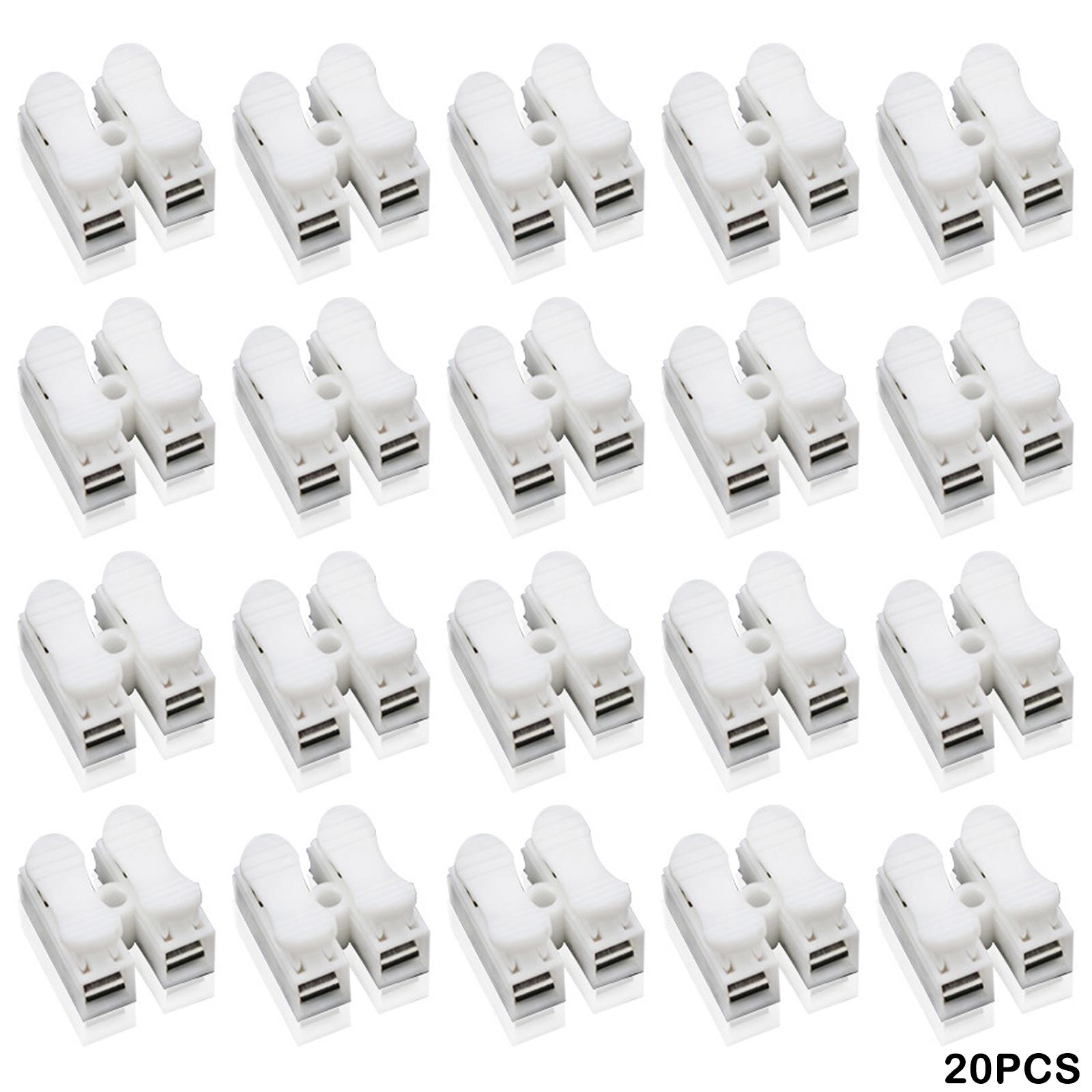 Quick Wring Terminal 2Pin Wire Connector LED Plug-in Terminal Connect ...