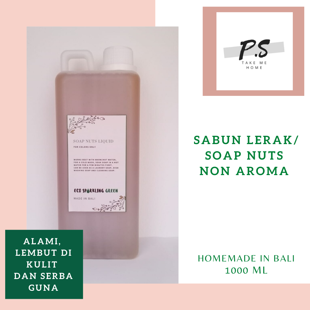 Soap Nut Liquids 1 Liter / Klerek Cair Sabun - Non Aroma 1 Liter ...