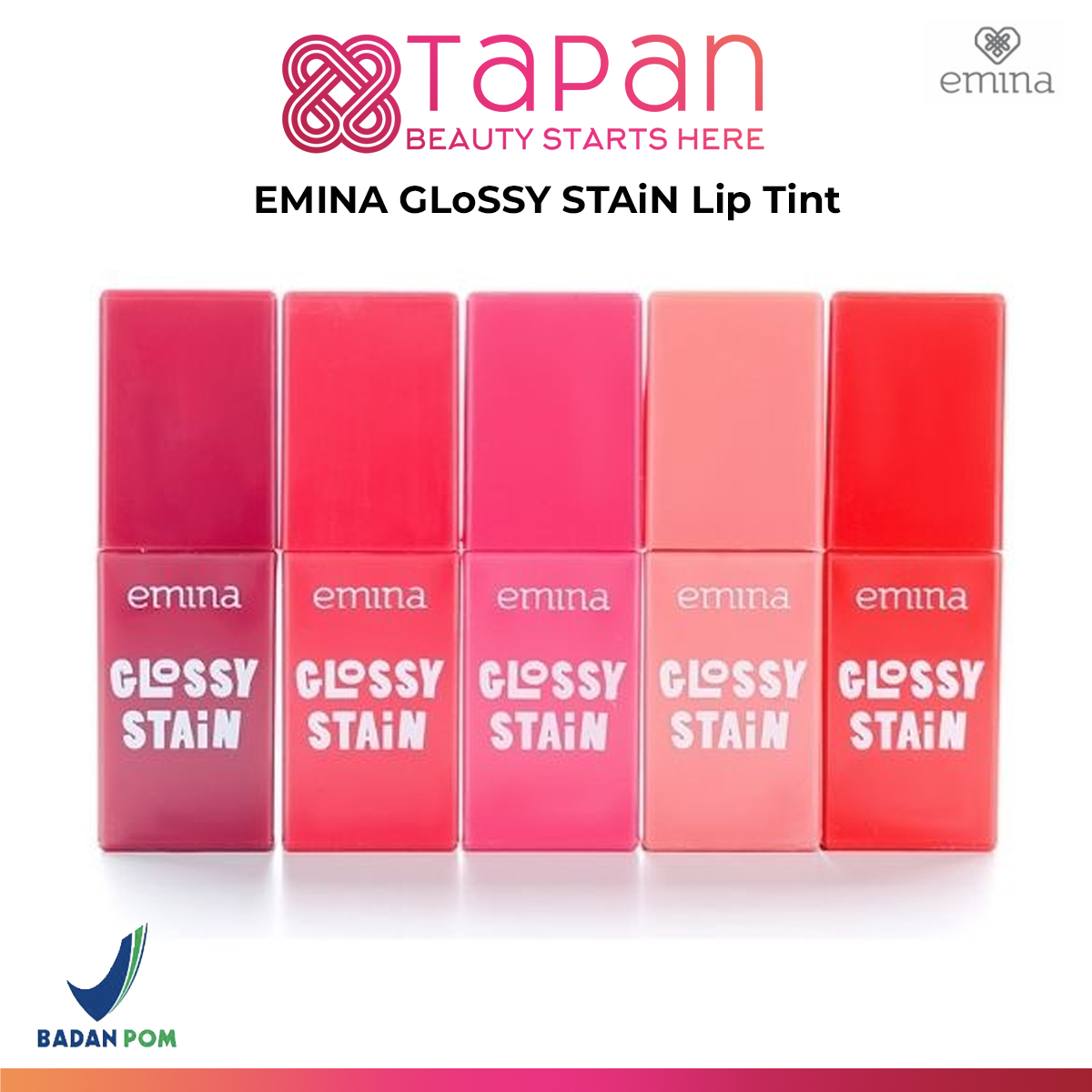 EMINA GLoSSY STAiN Lip Tint | Lazada Indonesia