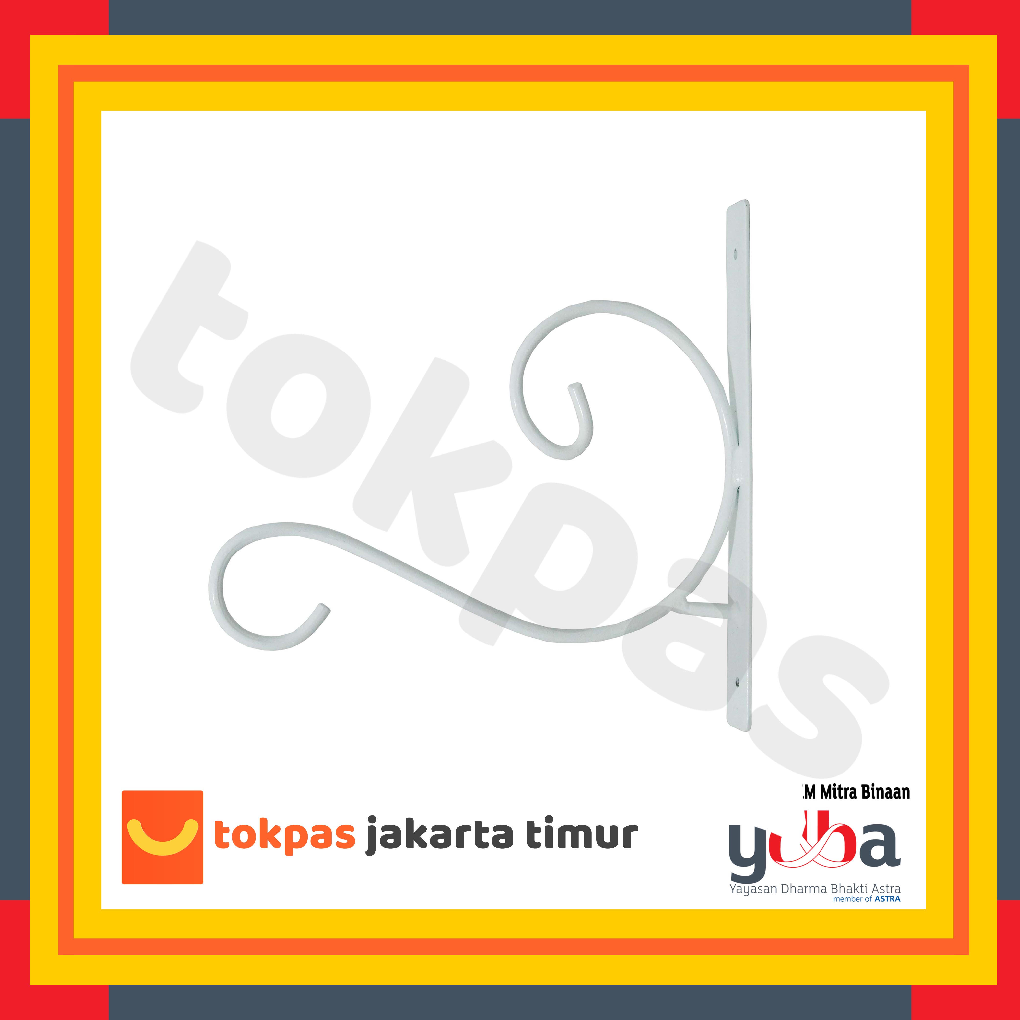 Gantungan Kaitan Besi Pot Bunga Gantung Simple Bentuk Huruf S | Lazada ...