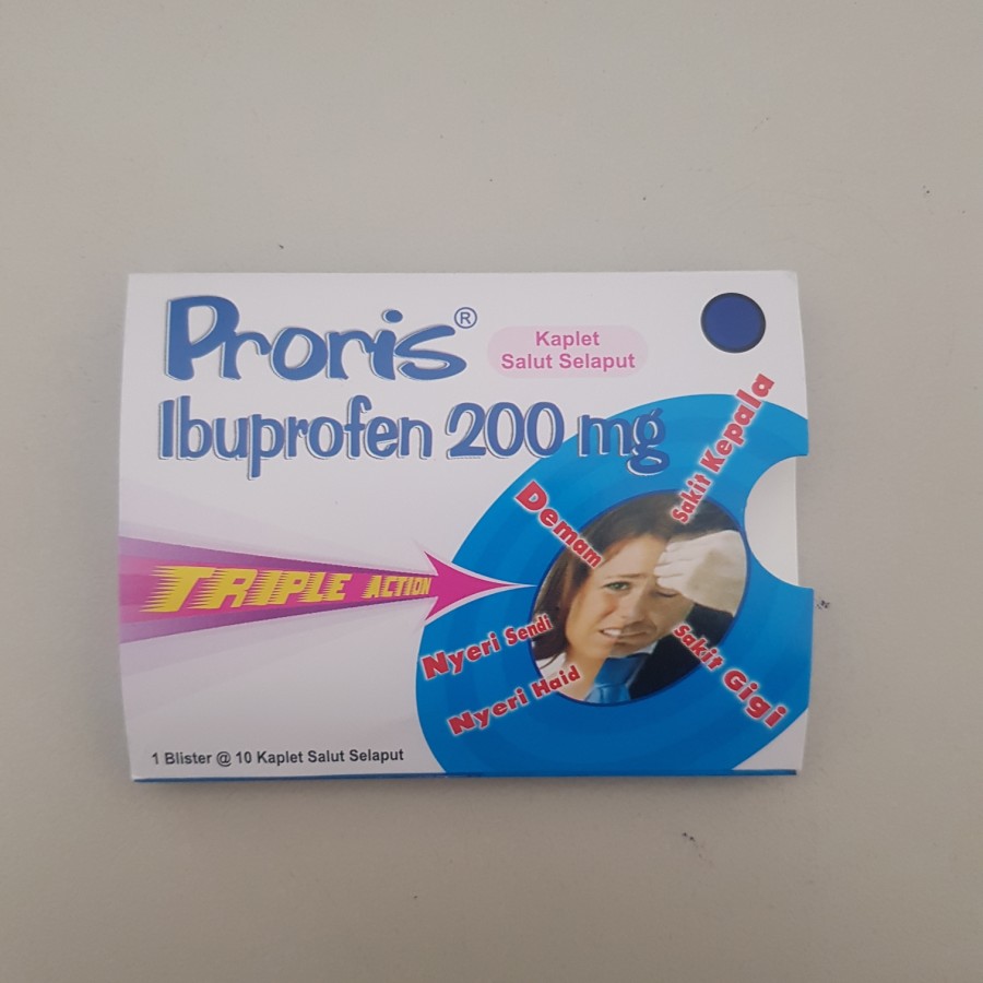 Proris tab 200mg sakit kepala demam sakit gigi | Lazada Indonesia