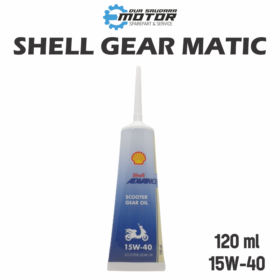 OLI GEAR SHELL ADVANCE SCOOTER MATIC 15W-40 120 ML | Lazada Indonesia