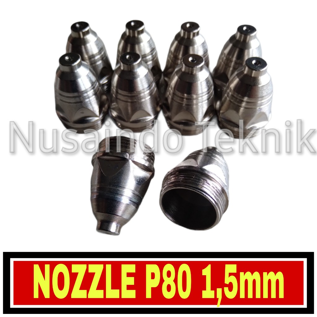 NOZZLE ELECTRODE P80 1,5mm P80 CUT 100 PLASMA CUTTING CUT 80 / CUT 100 ...