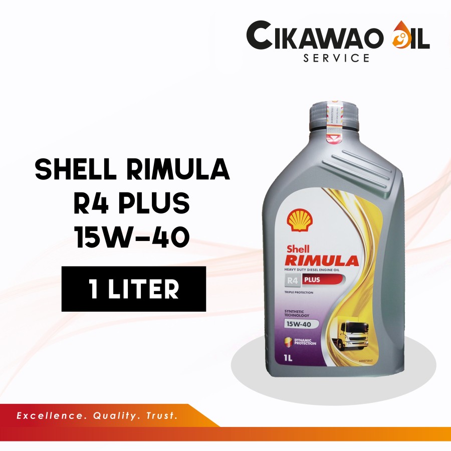 SHELL RIMULA R4 Plus 15W-40 1L (Heavy Duty Diesel Engine Oil) | Lazada ...