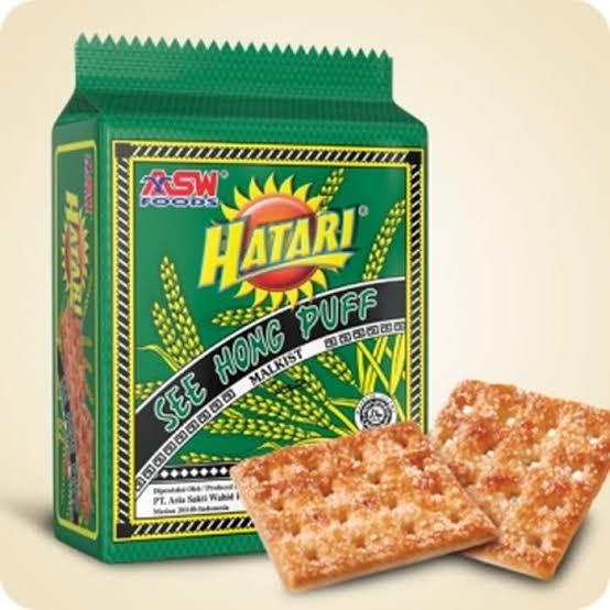 Hatari malkis Cream Crakers dan see Hong puff (perpcs) Crakers enak dan ...