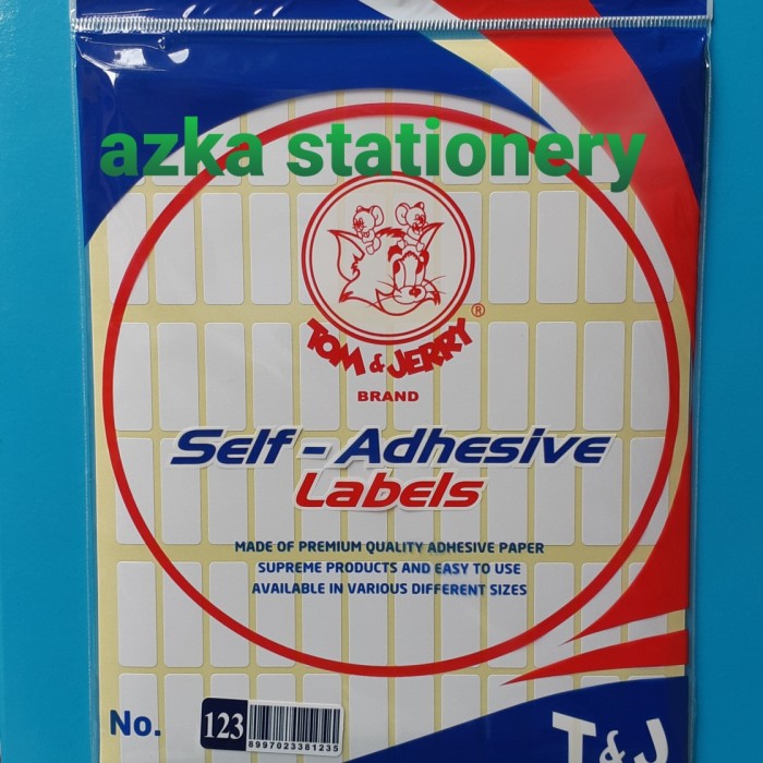 label sticker tom and jerry 123 | Lazada Indonesia
