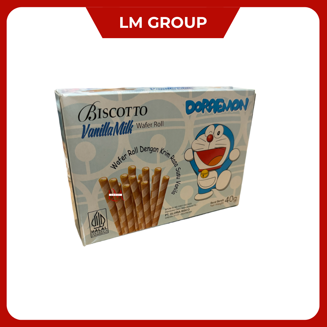 Biscotto Wafer Sticks Doraemon Chocolate/Vanilla 60gr/pcs | Lazada ...