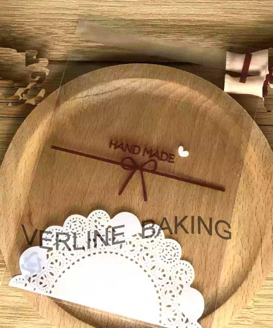 100 PCS PLASTIK KEMASAN KUE PLASTIK PIE PLASTIK PIE SUSU KEMASAN ...