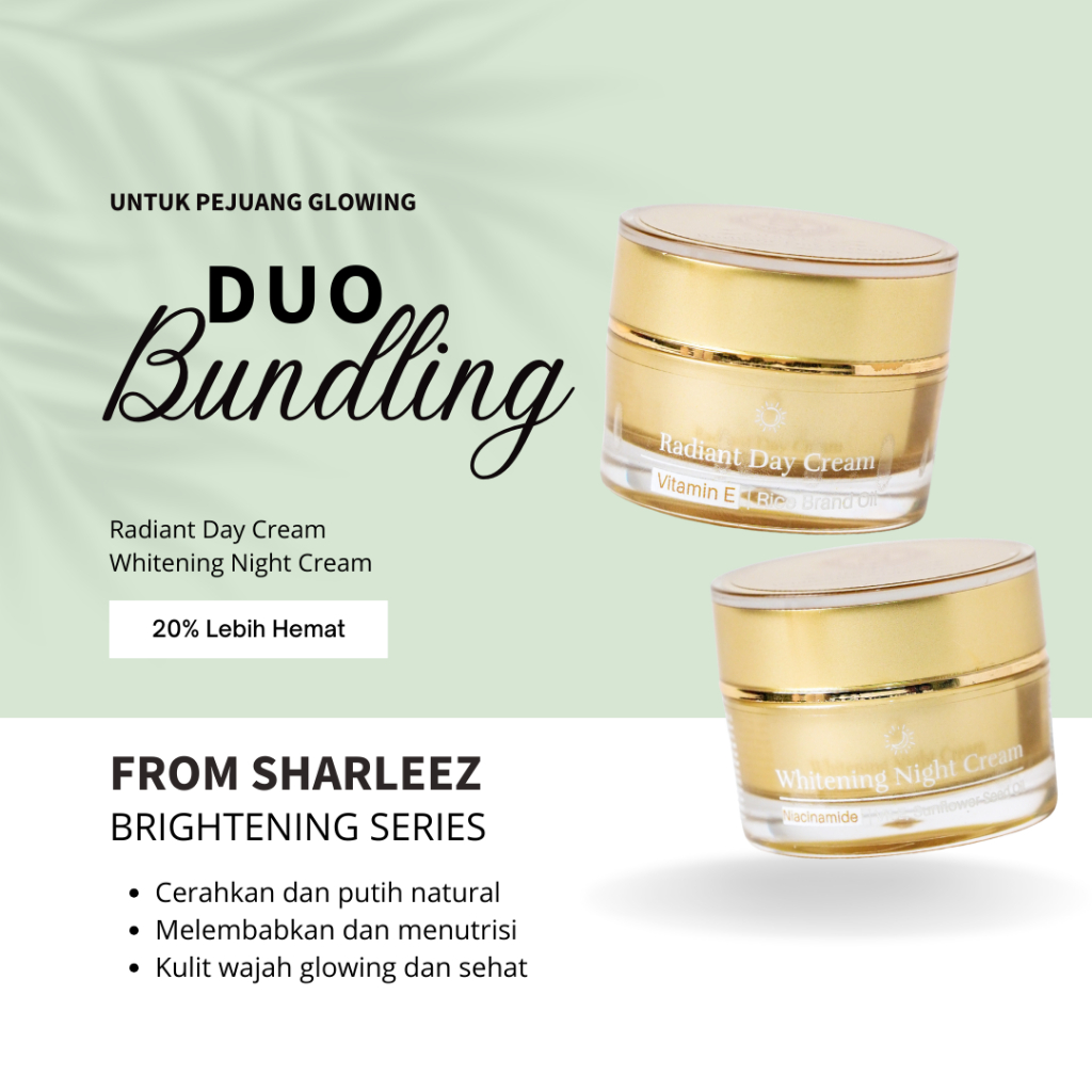 DUO BUNDLING - Day Cream dan Night Cream Sharleez Skincare | Lazada ...