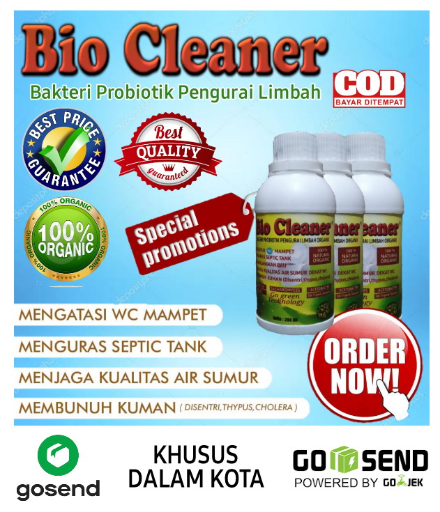 Bio cleaner cairan obat wc mampet kuras septic tank tanpa sedot ...