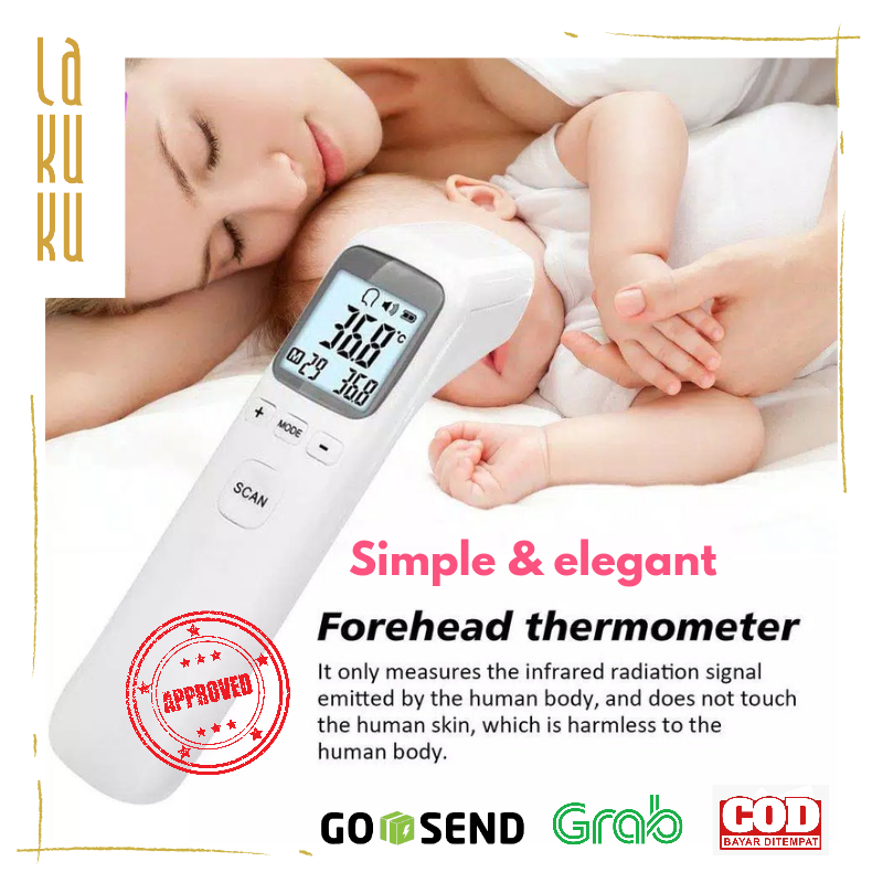 [FREE BUBBLE] Thermogun Thermometer Infrared - Termometer pengukur suhu ...