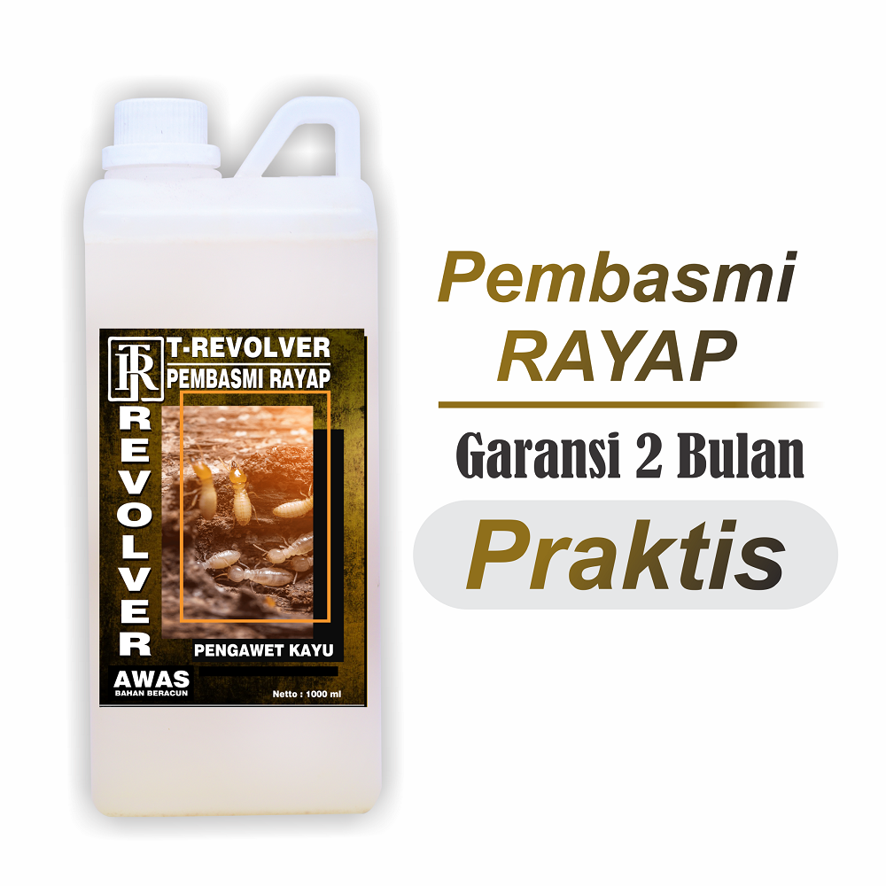 obat rayap pengawet kayu ampuh T REVOLVER anti rayap efektif 1 liter ...