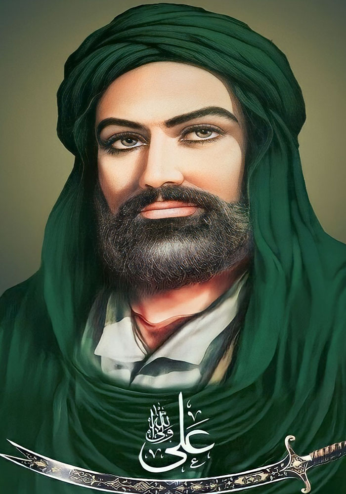 Hiasan dinding poster Sayidina Ali bin Abi Thalib big jumbo Ukuran ...