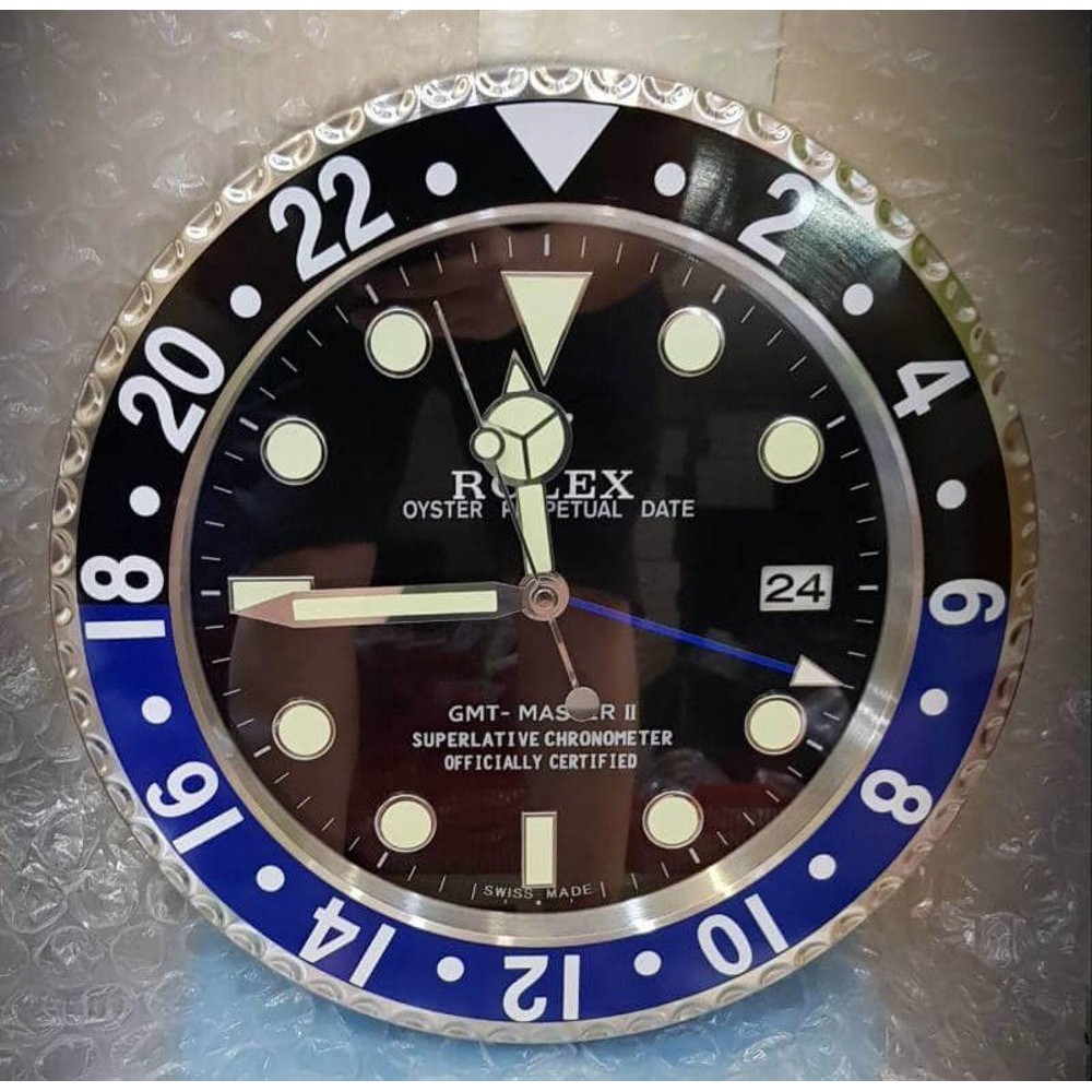 JAM DINDING ROLEX GMT STEEL | Lazada Indonesia