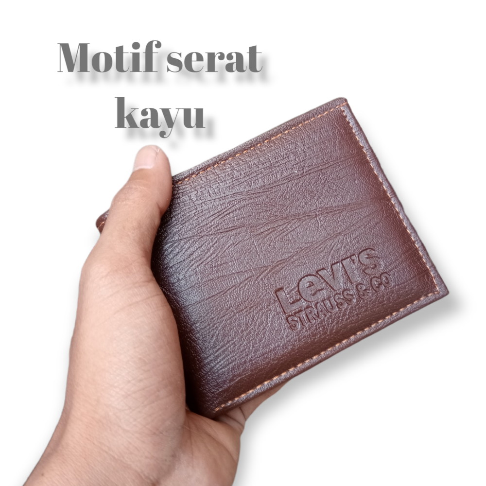 Dompet Pria Kulit Model Lipat Dua atau 2 Double Casual Vintage Banyak ...