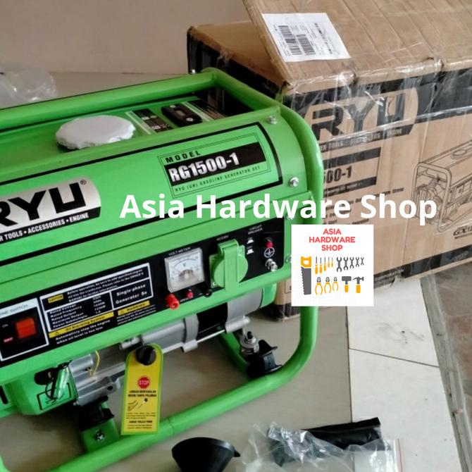 TERJAMIN RYU TEKIRO MESIN GENSET GASOLINE GENERATOR SET RG 1500-1 1000 ...