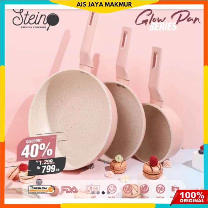 Steincookware stein cookware wok frypan sauce pan GLOW SERIES granite ...