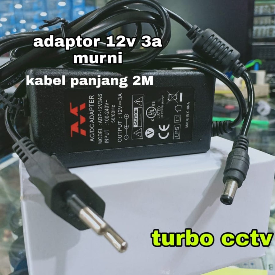 ADAPTOR CCTV DVR 12V 3A MURNI | Lazada Indonesia