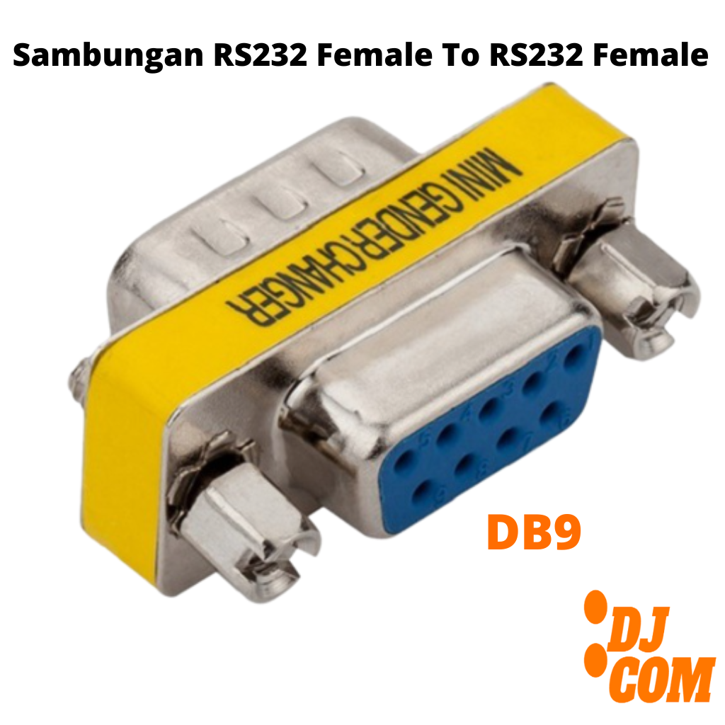 Sambungan Kabel RS232 Female To Kabel RS232 Female Serial Port DB9 Mini ...
