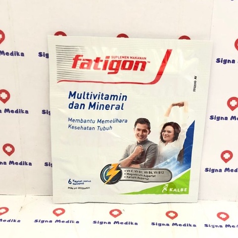 Fatigon Strip Isi 6 Tablet - Multivitamin & Mineral | Lazada Indonesia