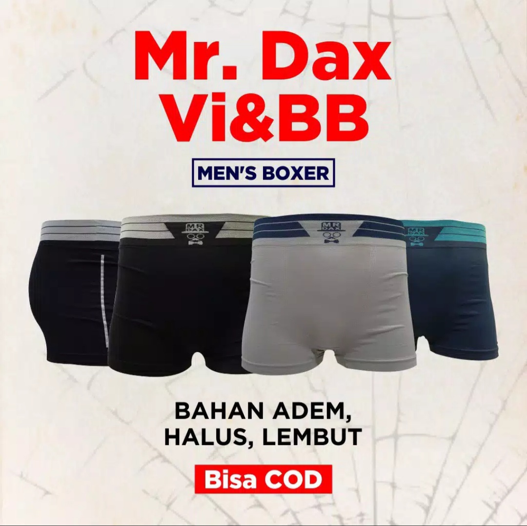 3 PCS BOXER PRIA,Boxer Mr DAX / VBB,Dalaman Pria,Pakaian Dalam Laki ...