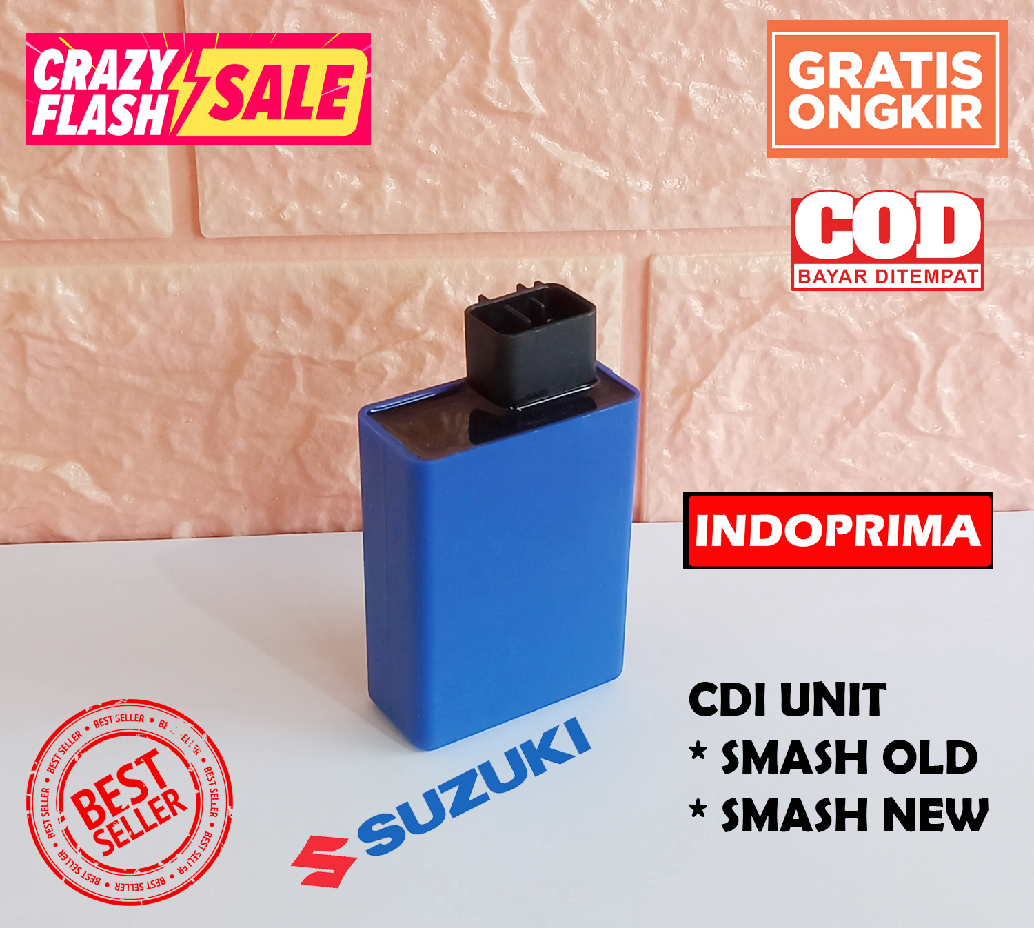 CRUN CDI unit digital. ECU suzuki smash old dan new racing no limit ...